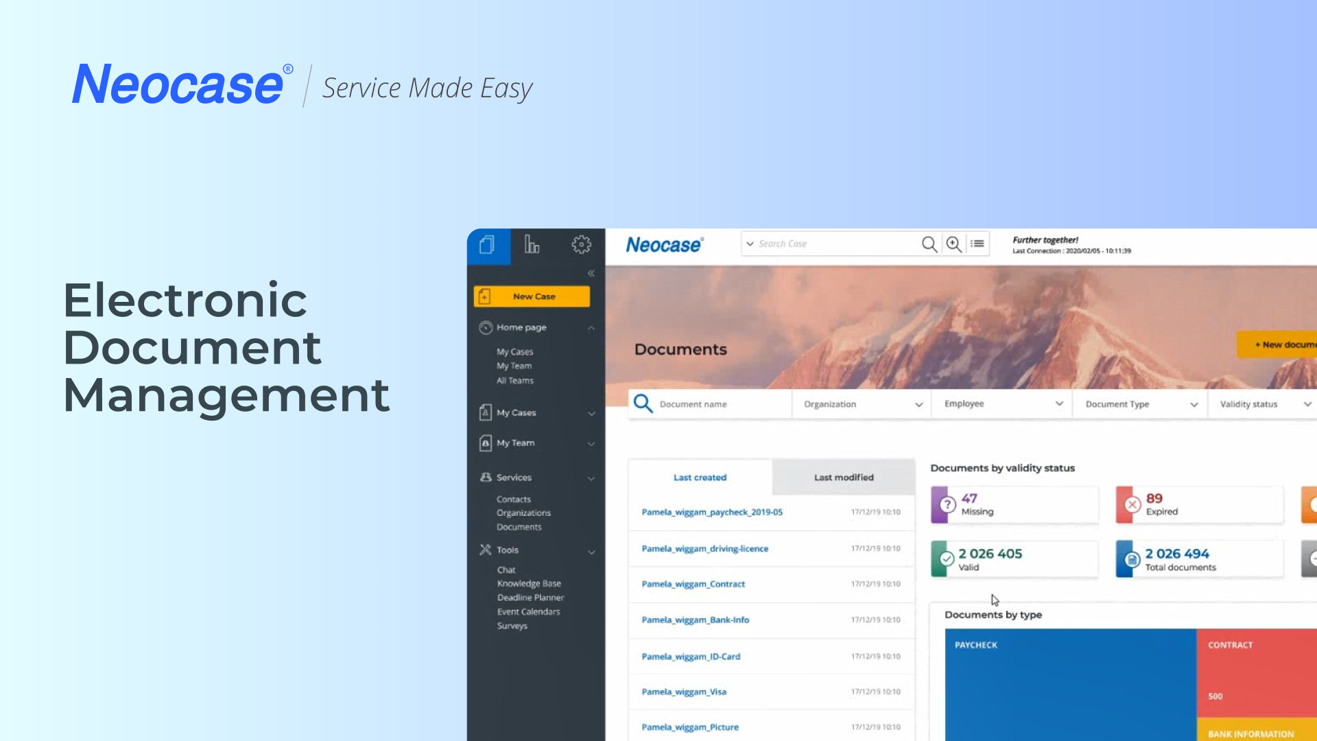 We developed a brand-new Employee Document Management Module