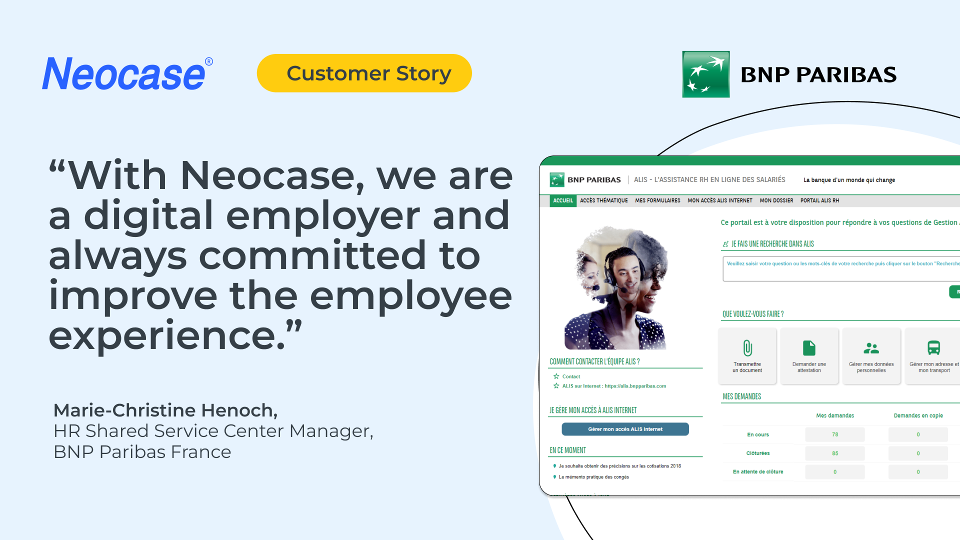 How BNP Paribas France Transformed Its HR Operations with Neocase